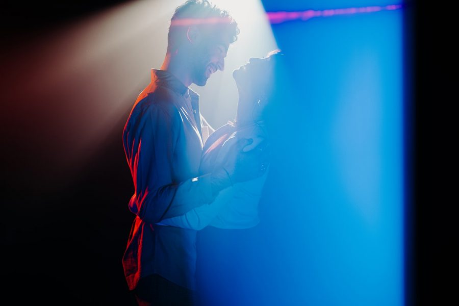 Neon lights couple session - The Quirky wedding and couple photographer