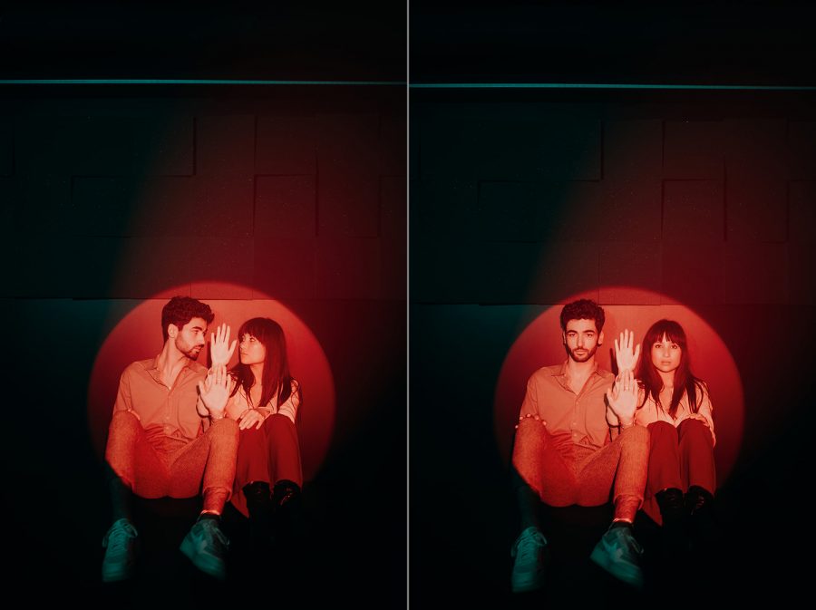 Séance couple neons - The Quirky photographe mariages et couples